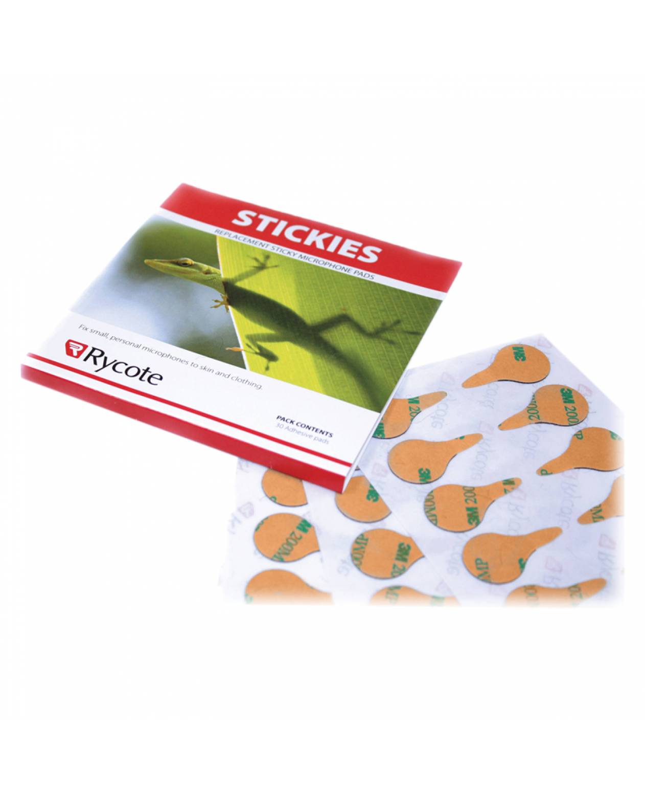 Rycote Stickies - Replacement Sticky Microphone Pads (Set of 100 Pads ...