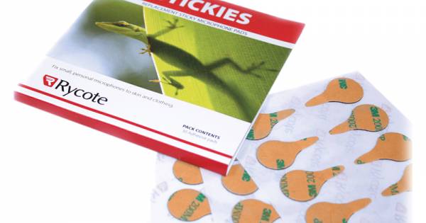 Rycote Stickies - Replacement Sticky Microphone Pads (Set of 100 Pads ...